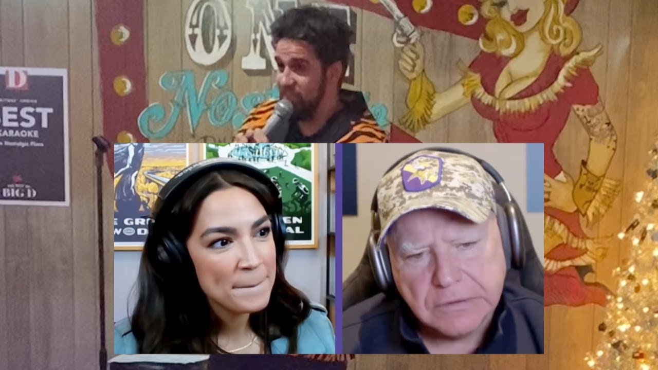 AOC and Tim Walz PATHETIC Appeal To Football Fans? - YouTube