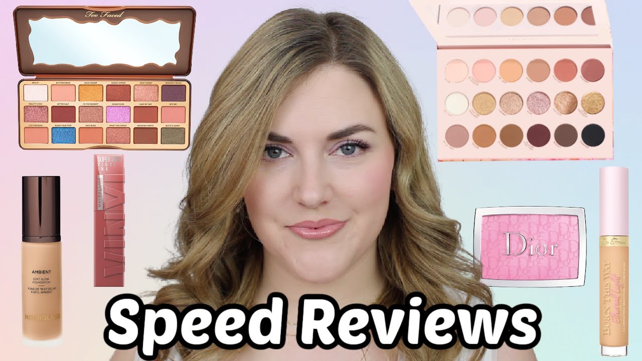 SPEED REVIEWS | RANKING THE PRODUCTS I TRIED THIS MONTH - YouTube