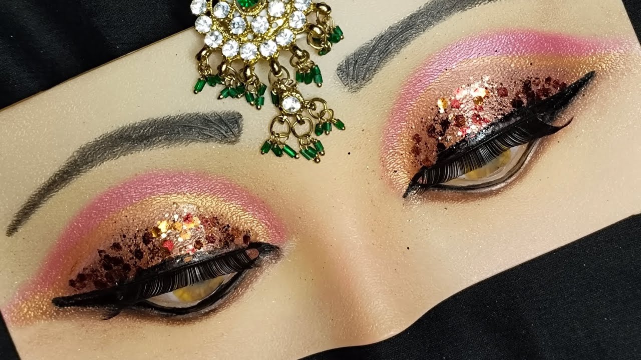 Bridal eyes💖|| eyelook tutorial ||simple and easy ||makeup for ...