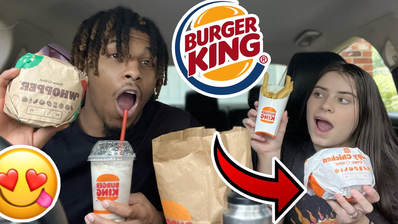 TRYING BURGER KING FOR THE FIRST TIME - YouTube