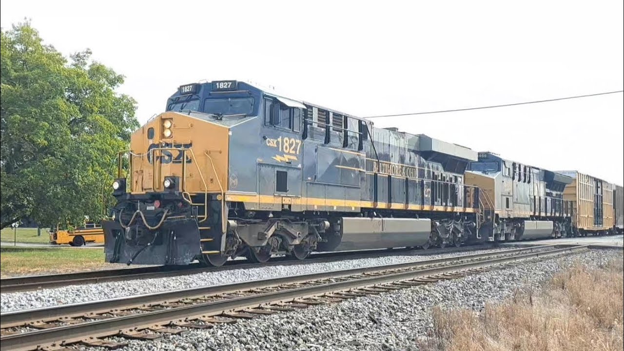 Happy Friday 13th! CSX 1827 on the toledo subdivision + a local and CFE ...