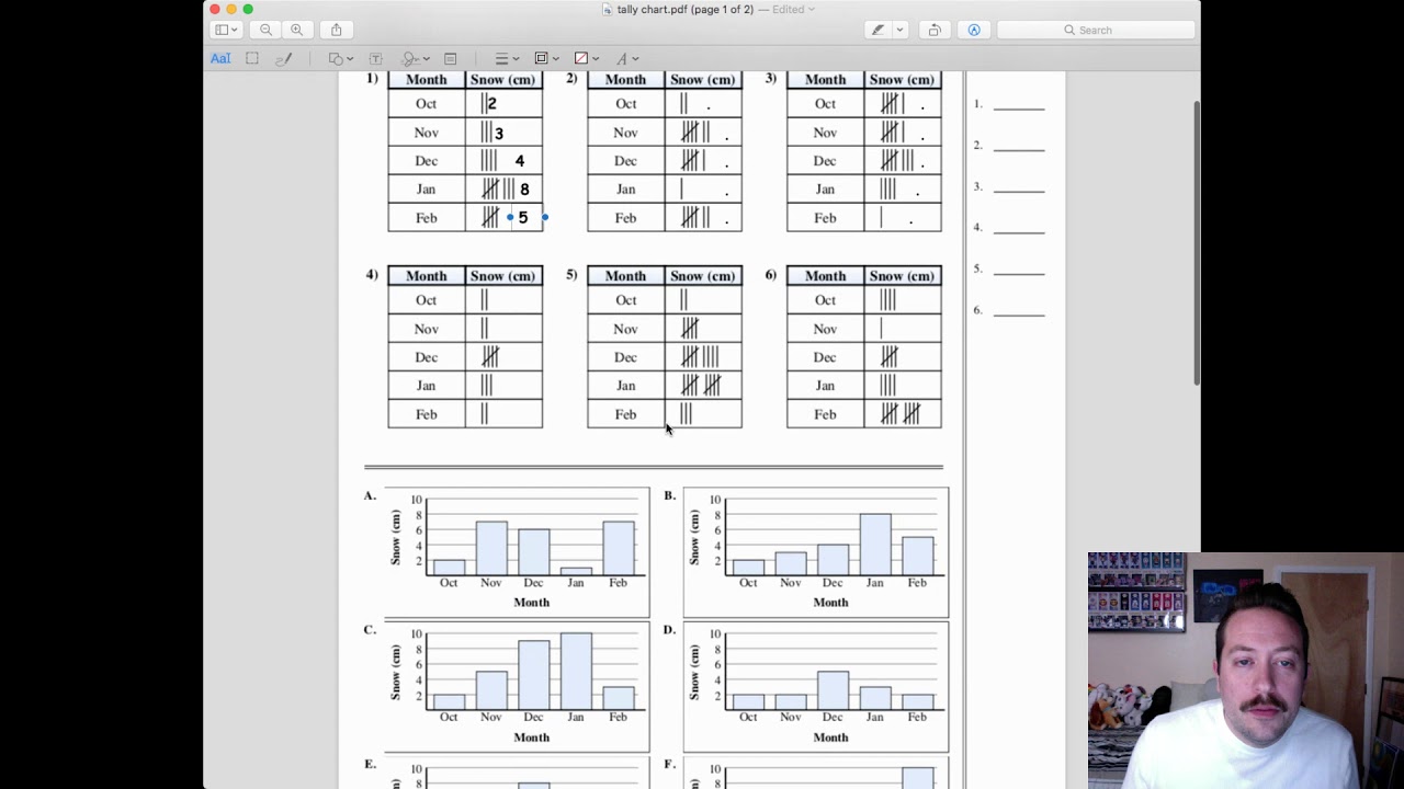 Tally Marks & Bar Graphs - YouTube