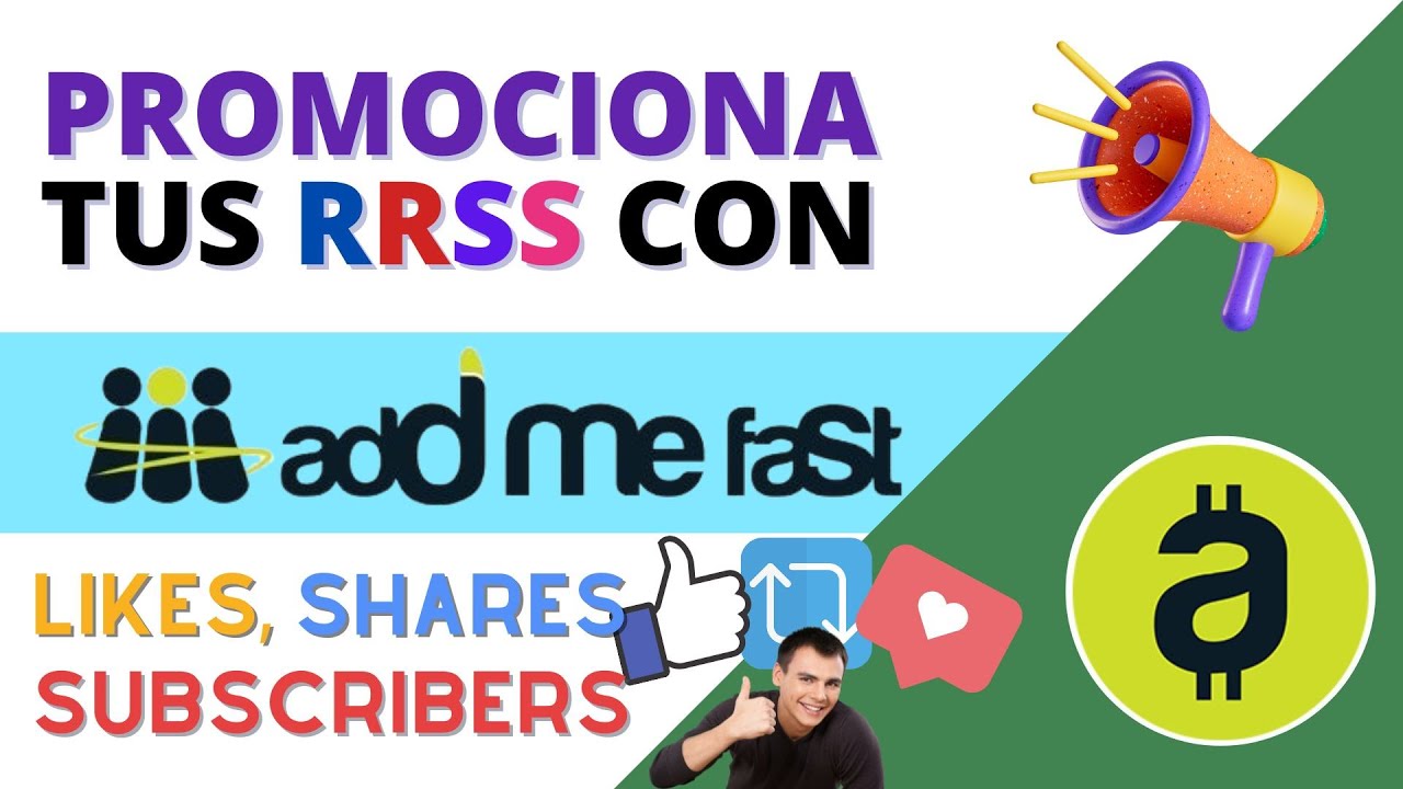 📈 PROMOCIONA tus REDES SOCIALES 🎯 AddMeFast - ¿FUNCIONA? ¡Gana LIKES ...