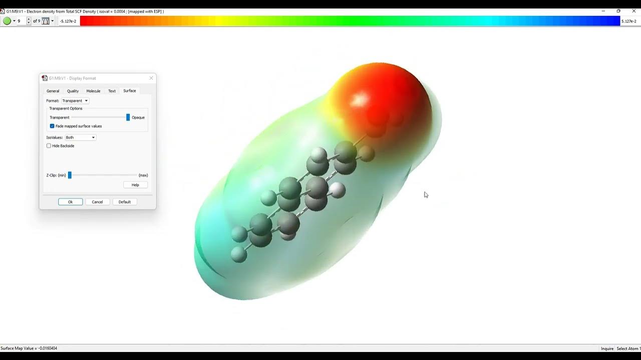 How to ground state optimized, HOMO LUMO and ESP plot using Gaussian software - YouTube