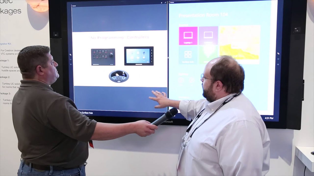 Crestron/Microsoft Surface Hub - YouTube