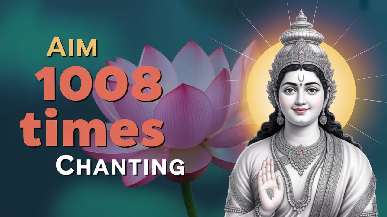 Aim 1008 Times Chanting | ऐं Beej Mantra of Goddess Saraswati for ...