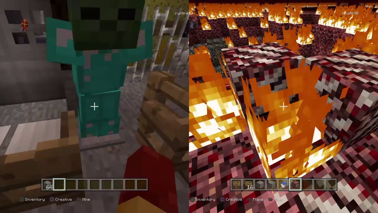 Minecraft adventures in the Nether and End - YouTube