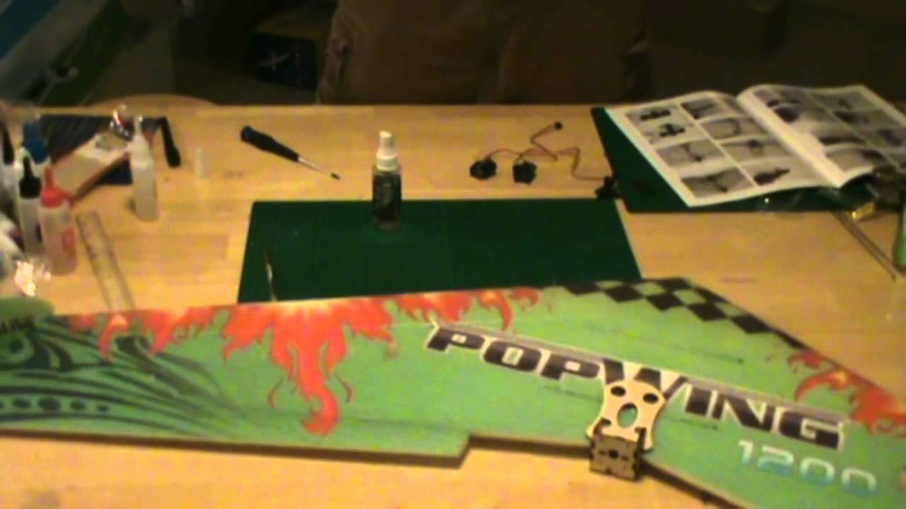 Nitroplanes.com 1200mm Pop Wing Kit Build - YouTube