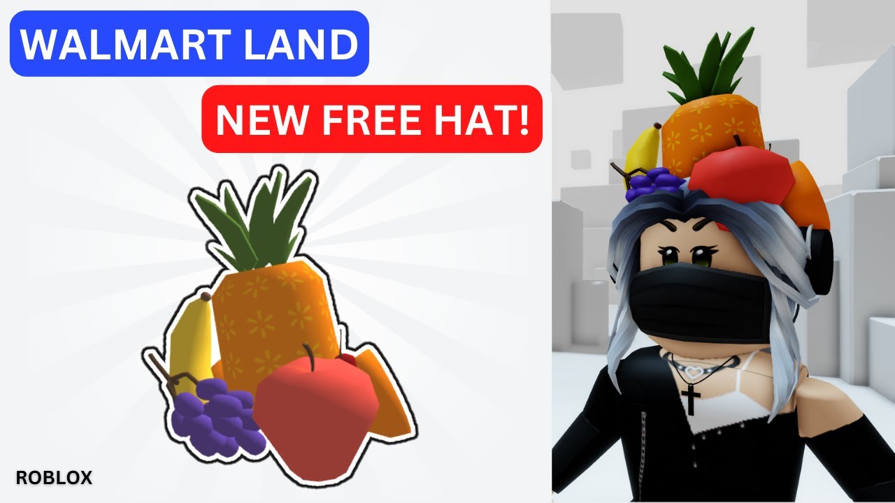 How To Get The Fruit Hat in Walmart Land | Roblox - YouTube