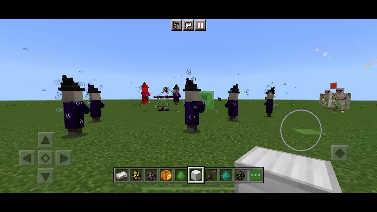 Minecraft witch fight five minutes - YouTube