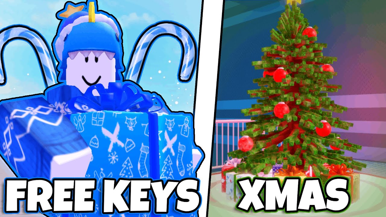 Giving FREE KEYS for CHRISTMAS in THE NOOB EXPERIEMNT BATTLEFRONT 🎁🧊 ...