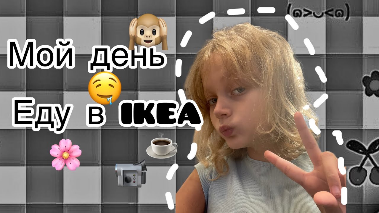 Мой день//еду в икею//Нина кот//Nina cat - YouTube