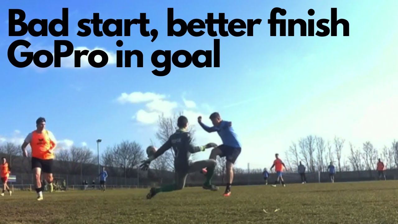 BAD start, BETTER finish! GoPro in goal at pre-season game! Goalkeeper ...