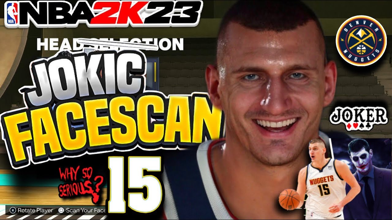 *NEW* NIKOLA JOKIC FACE CREATION IN 2K23 - 2023 NBA FINALS NIKOLA JOKIC ...
