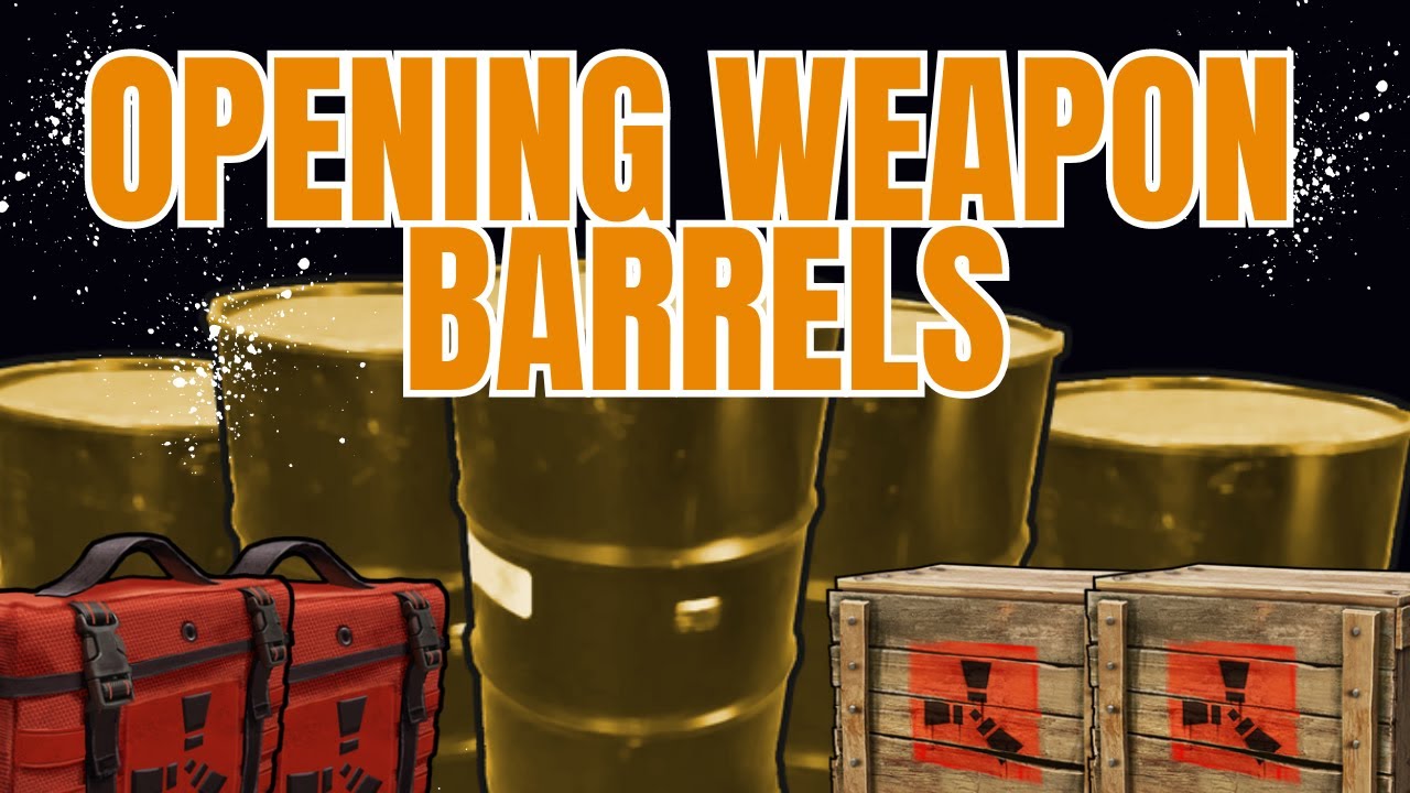 Opening Weapon Barrels #rust #gambling #skins - YouTube