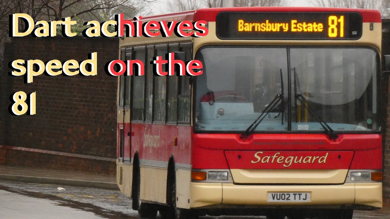*Fast* | Journey on Route 81 | Safeguard Buses 1 (VU02 TTJ) | Dennis ...