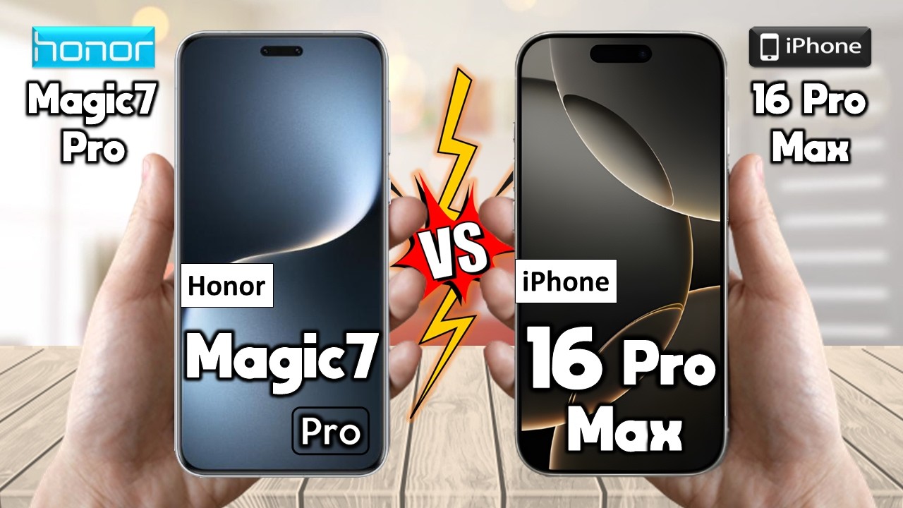 Honor Magic 7 Pro Vs iPhone 16 Pro Max - Full Comparison 🔥 Which is ...