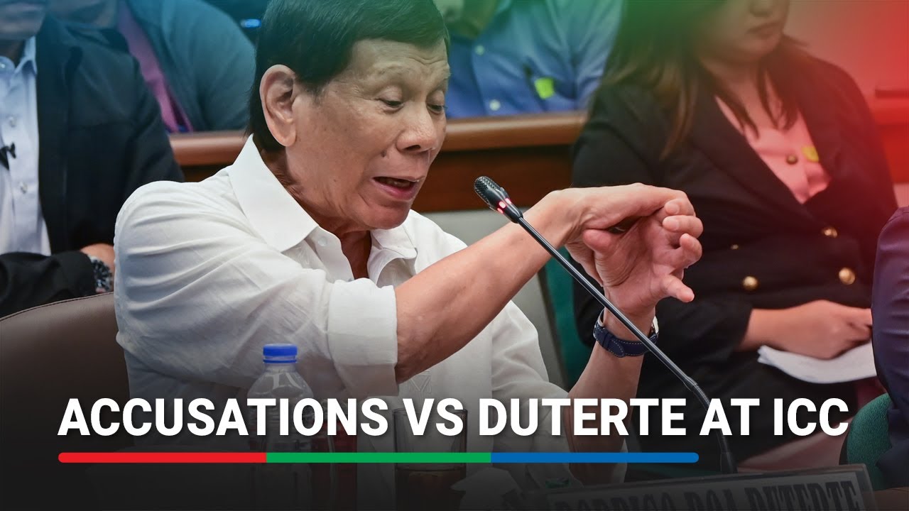 ICC warrant outlines accusations against ex-Philippines president ...