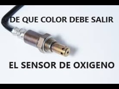 DE QUE COLOR DEBE SALIR EL SENSOR DE OXIGENO ? - YouTube