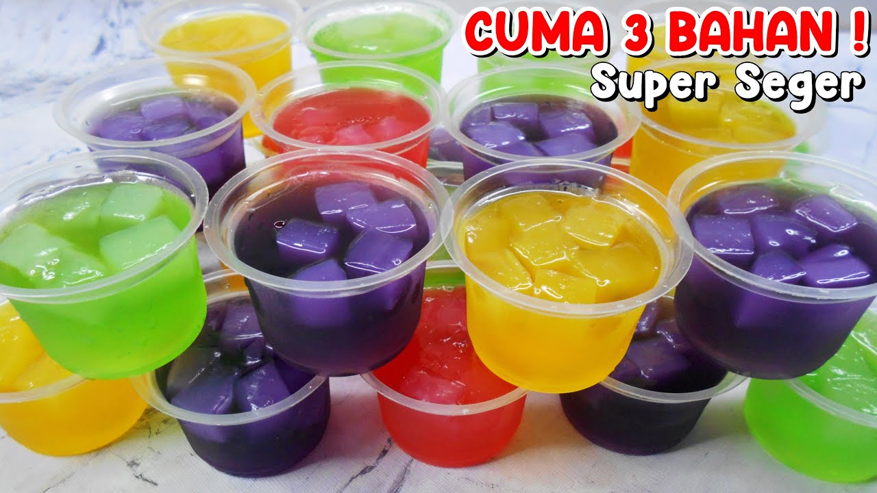 PUDING NUTRIJELL NATA DE COCO | Enak dan Segar | Jelly Inaco Kw - YouTube