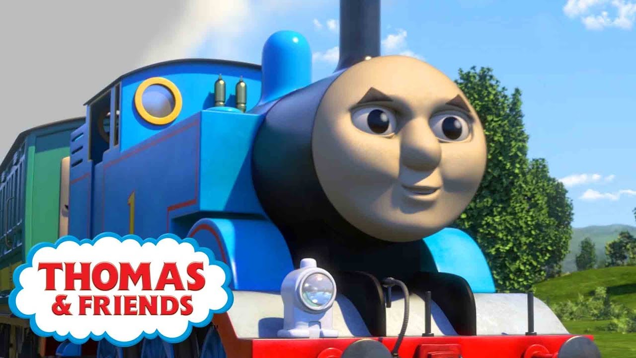 Thomas & Friends UK ⭐James & Thomas Race To The Football Game ⭐Winning ...