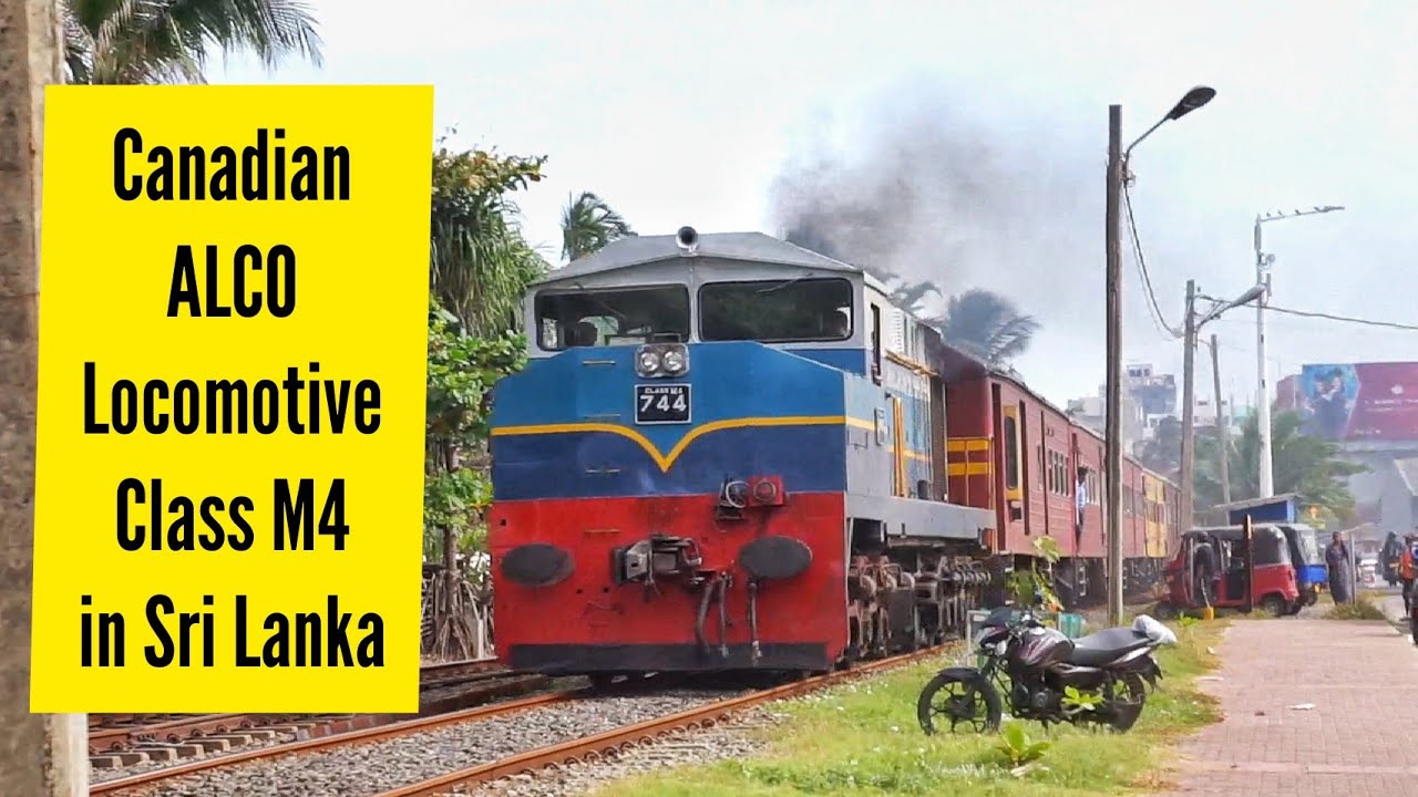 Canadian ALCO Locomotive Class M4 in Sri Lanka Railways - YouTube