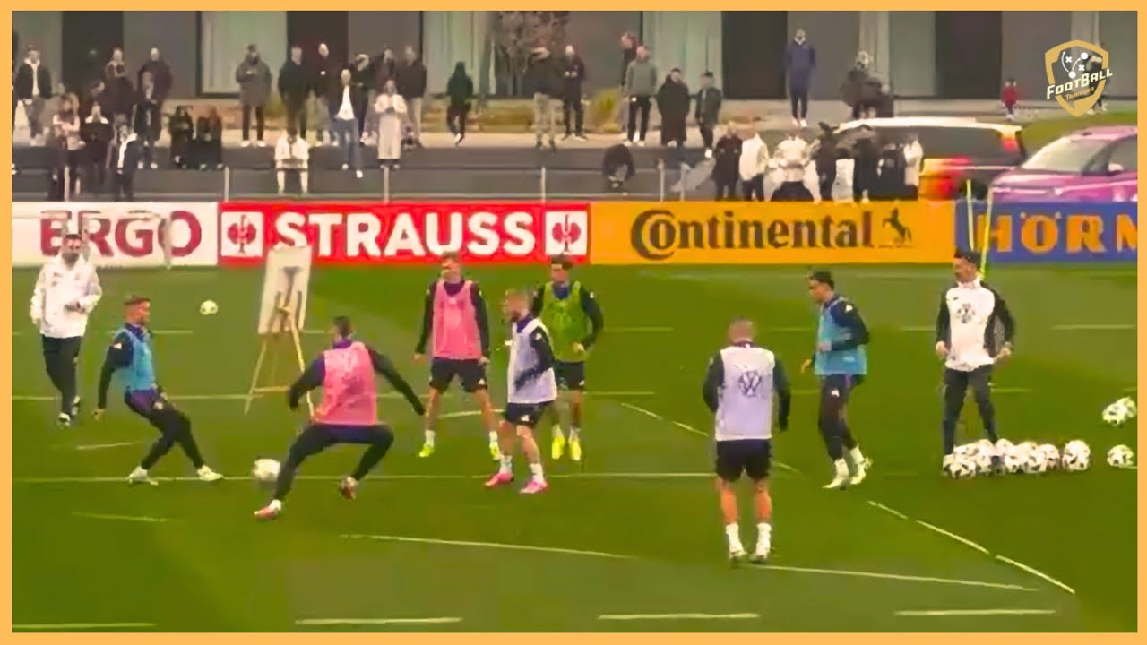 Germany - Possession Game - Triangle Rondo - YouTube