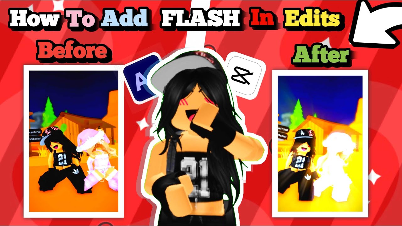 How to Make CRAZY Flash Effects in Roblox Edits (CapCut & After Effects Tutorial) #roblox # ...
