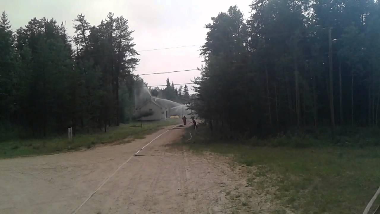 Fire close to town. Weyakwin Sask - YouTube