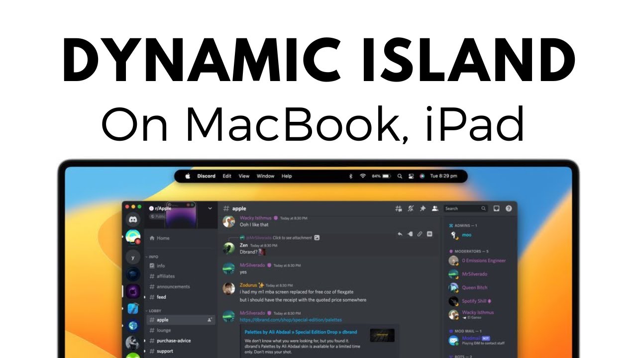 Dynamic Island on Upcoming MacBook & iPad | MacBook, iPad New Leaks and ...