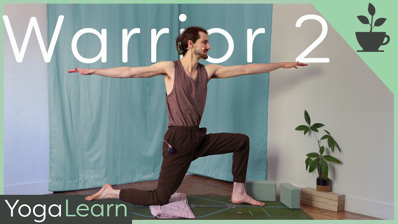 30 min Beginner 1 Yoga | Grounded Warrior 2 | Hip & Shoulder Strength | Learn - YouTube