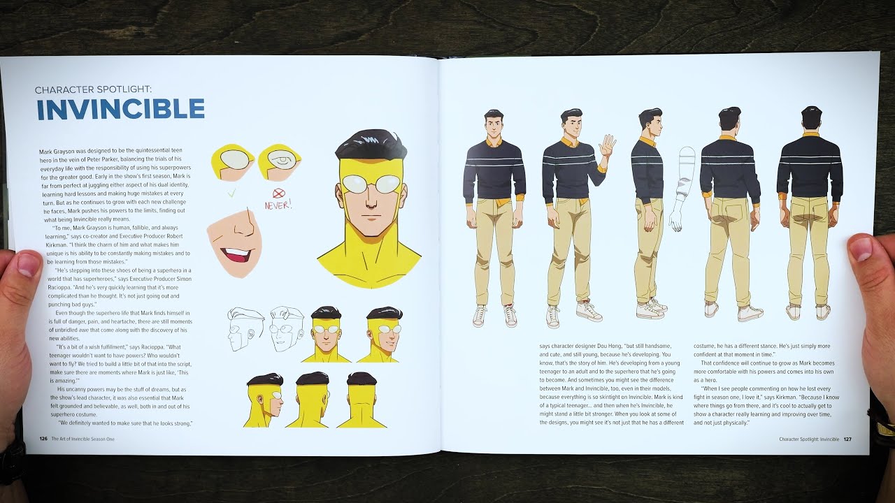 Artbook ASMR - The Art of Invincible Season 1 - Flip Through, Relaxing ...