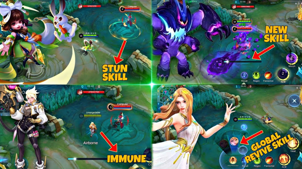 ALL 4 UPCOMING HERO REVAMPED | KIMMY REVAMPED, GLOO REVAMPED, CHANG'E ...