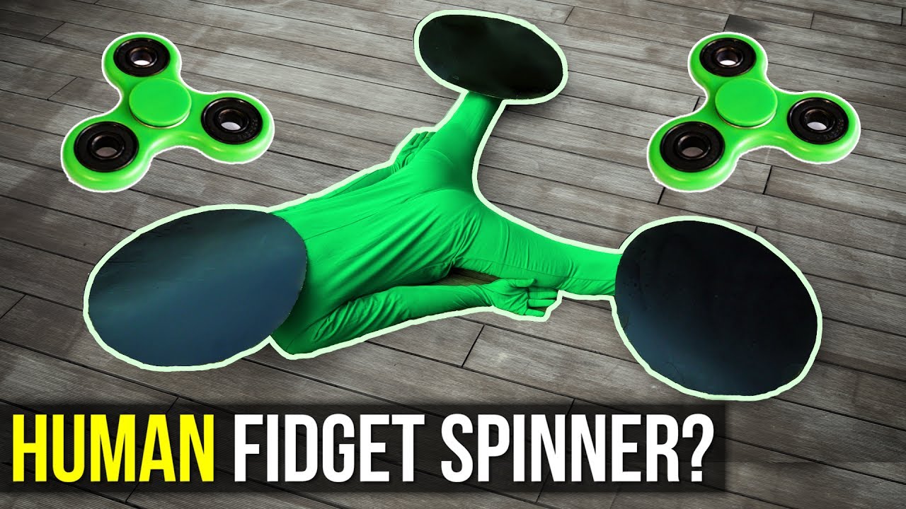 HUMAN FIDGET SPINNER?? - 100,000 Subscribers Special - YouTube