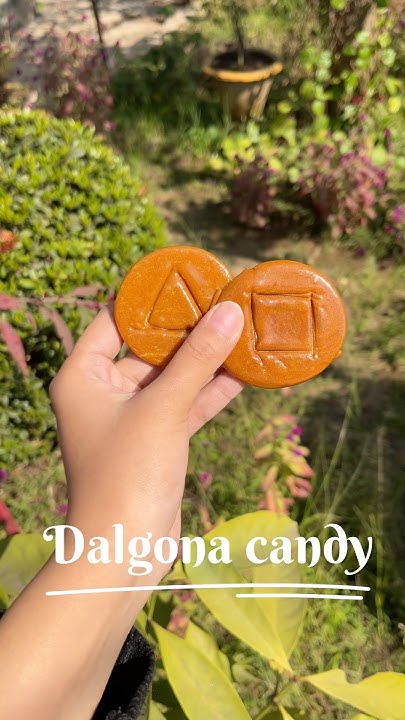 Squid game Dalgona candy 🍭#youtubeshorts #squidgame #dalgonacandychallenge - YouTube