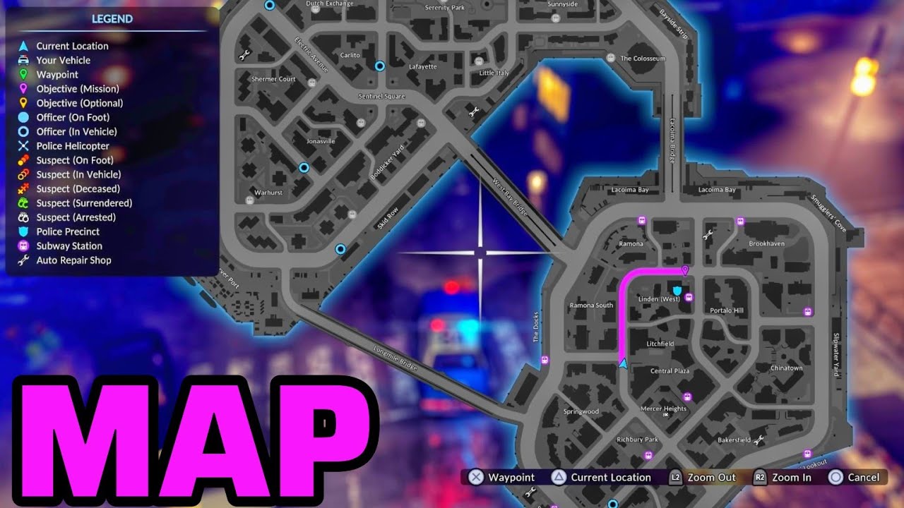 The Precinct Game Map Showcase - YouTube