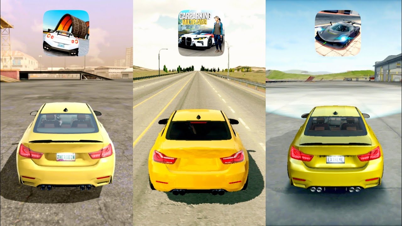 Bmw M4 Top Speed in Car Stunt Races Mega, Car Parking Multiplayer ...