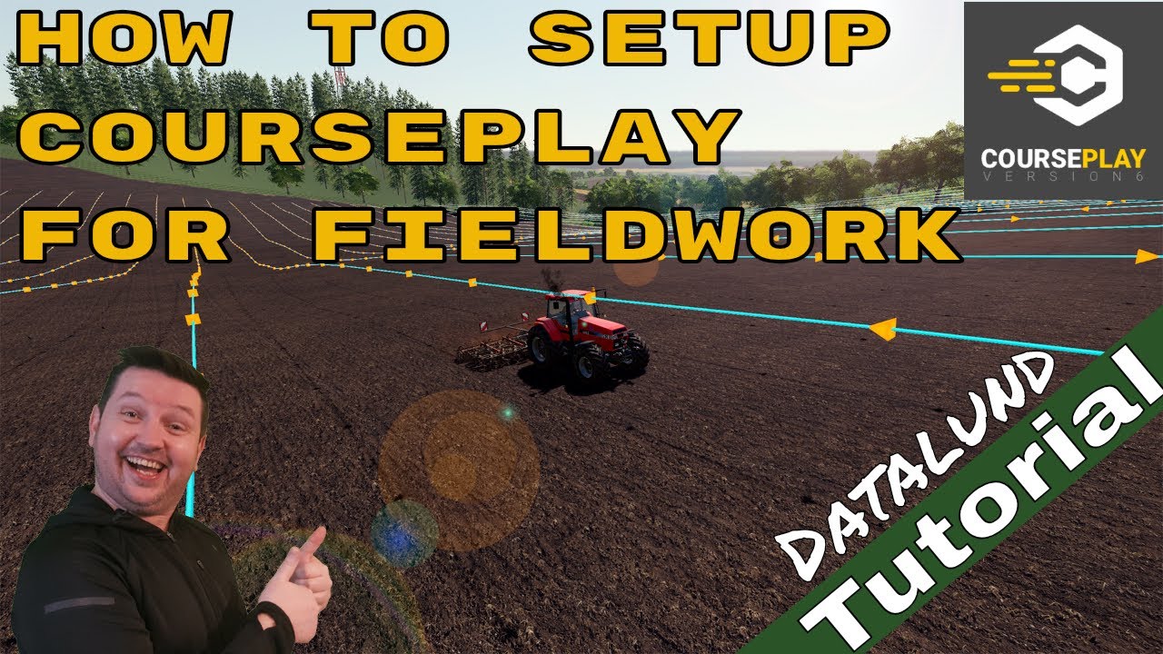 How to use Fieldwork Mode for cultivating in Courseplay V. 6 - FS 19 ...