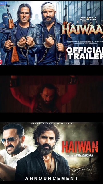 Haiwan movie official trailer (2025) Akashya Kumar Saifali Khan # ...
