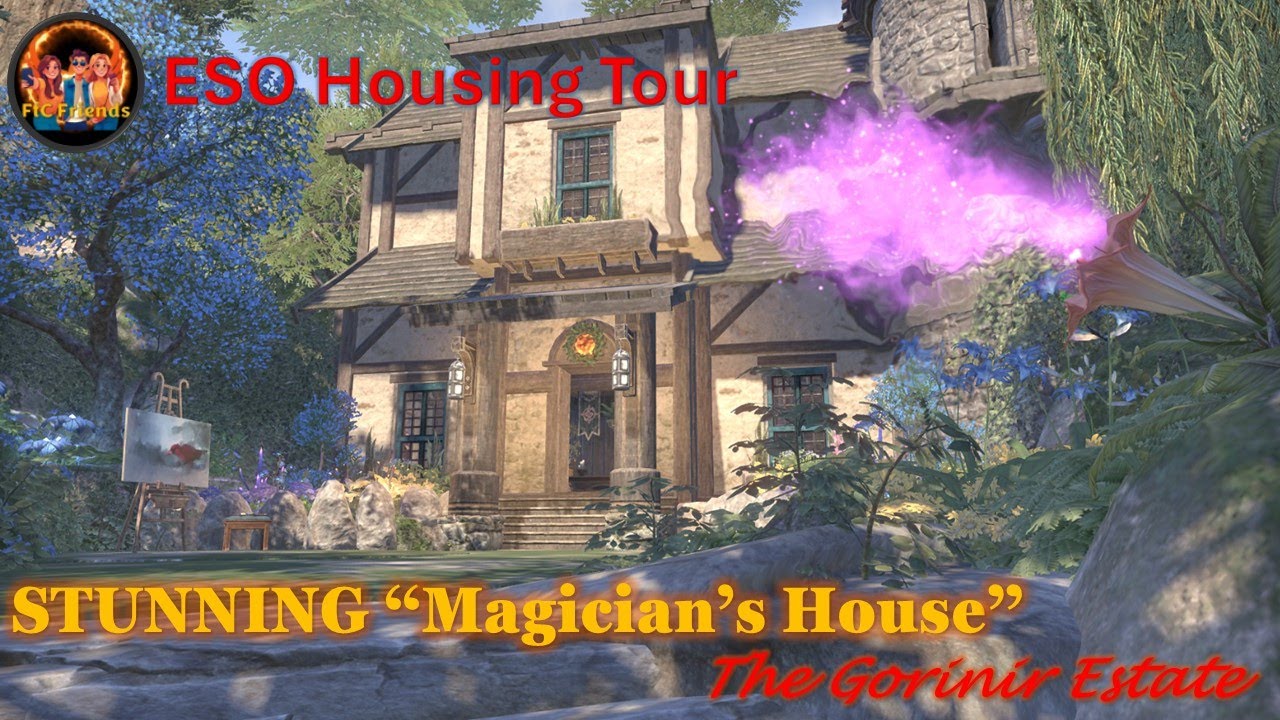 STUNNING ESO Home Tour - KlieneDiebin's The Gorinir Estate, "Magician's ...