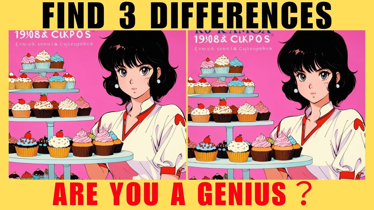 【Find The Difference】Test Your Eyes With These Tricky Spot the ...