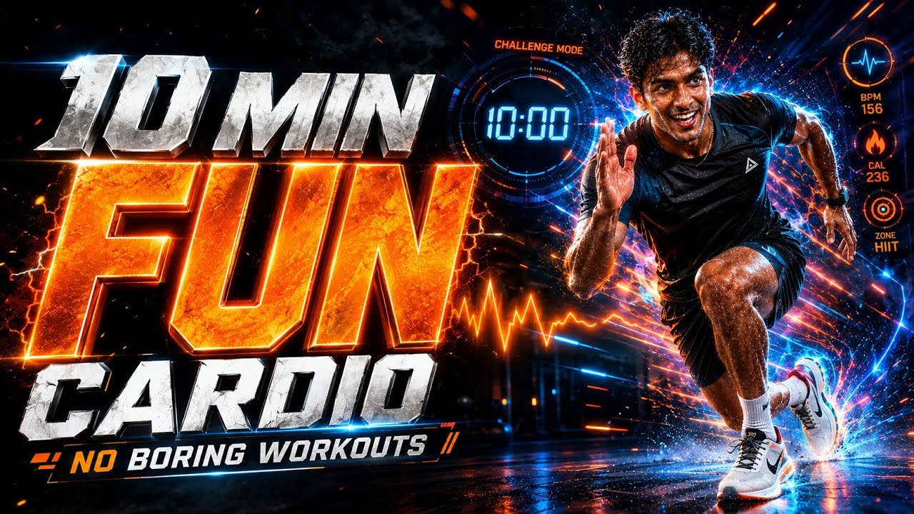Burn 500 Calories in 10 Minutes: Fun Cardio Challenge!" - YouTube