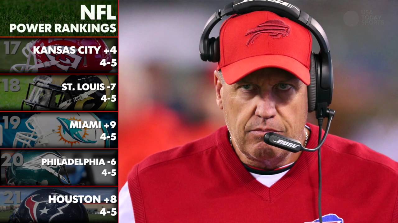 Nfl Week 10 Power Rankings Youtube