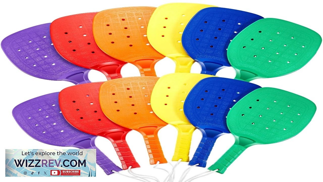 6 Pcs Plastic Paddleball Racket PE Equipment for Elementary School ...
