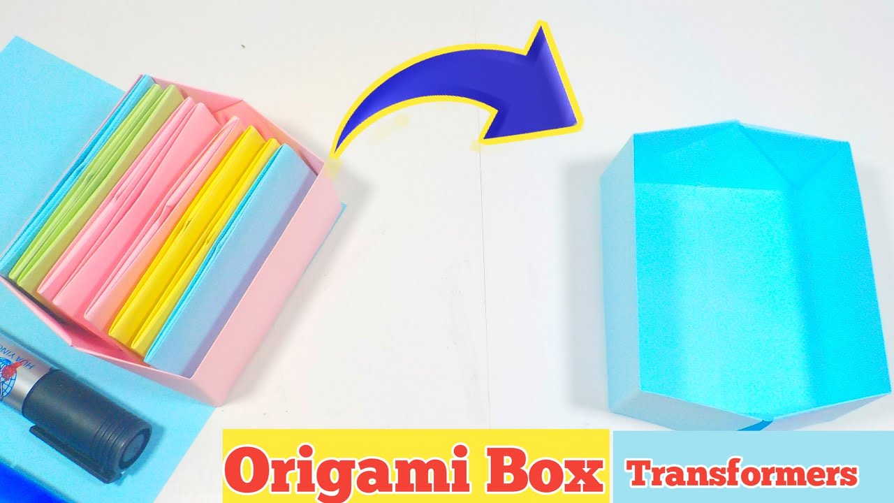 Origami Box Transformers | How to make Origami box Transformer - YouTube