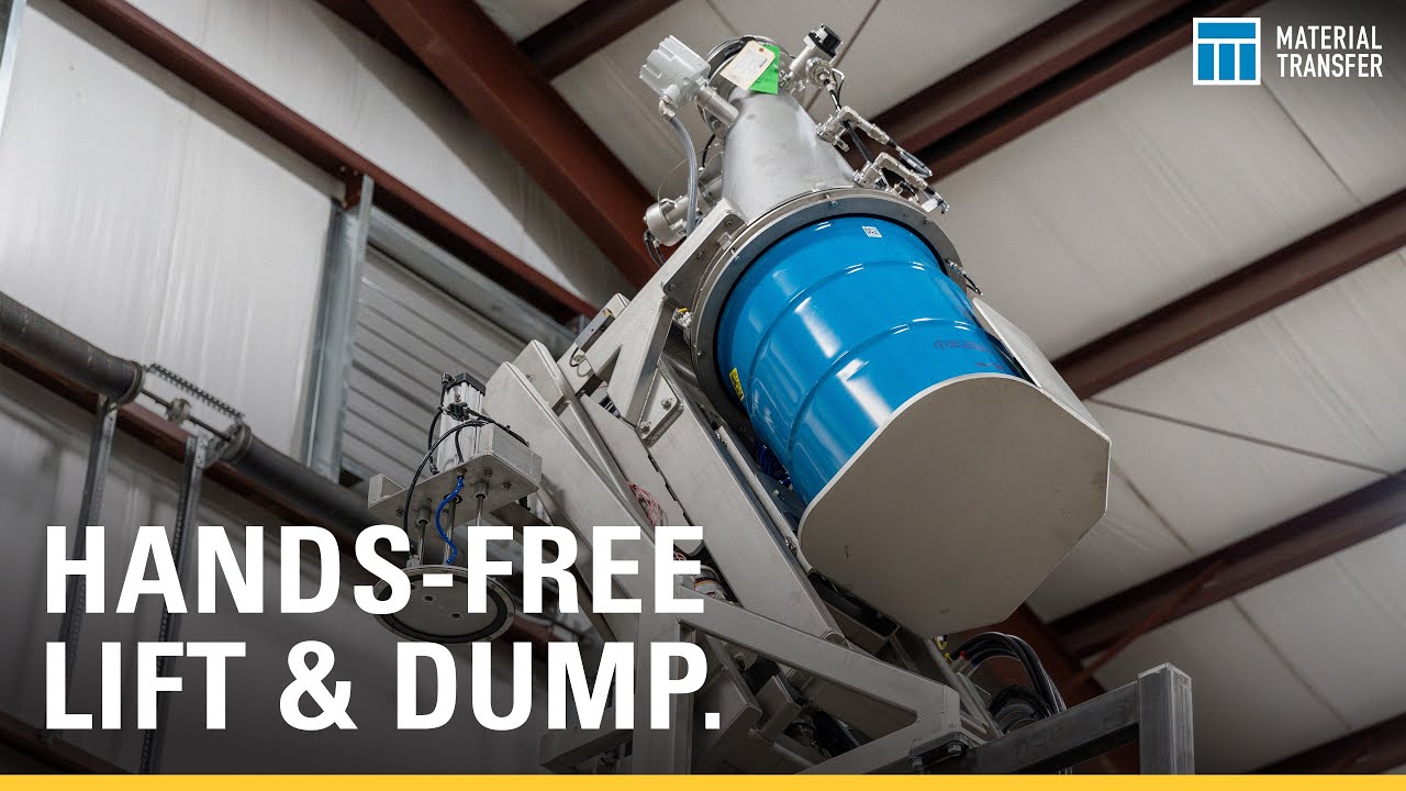 Lift & Dump System with Integrated Clean-In-Place (CIP) Technology ...
