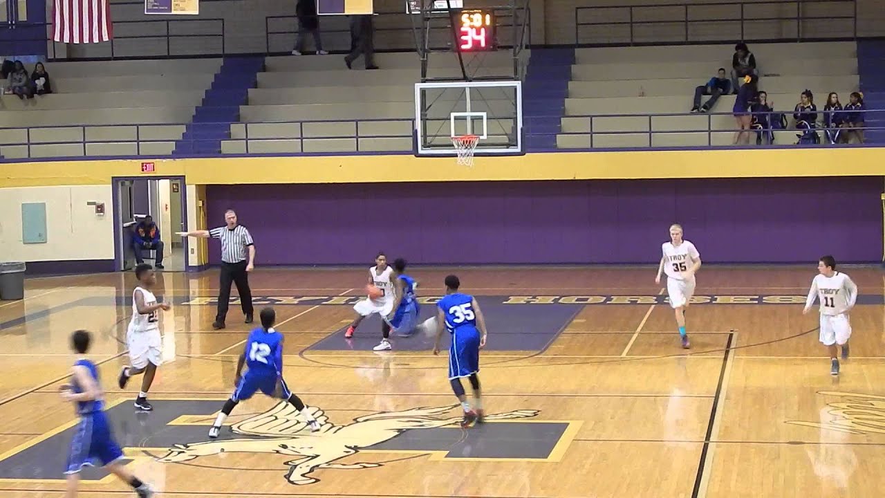 1-20-2015 Freshman Basketball AHS vs Troy High 2 - YouTube