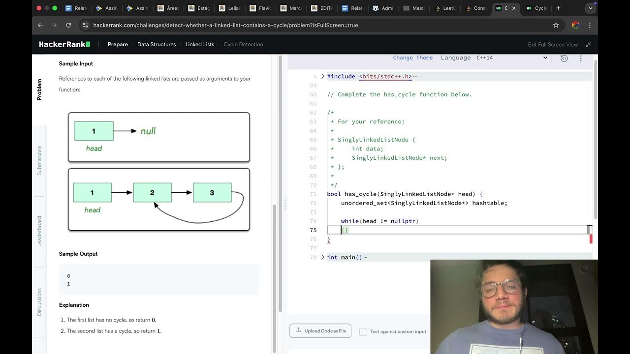 Cycle detection - Datastructure - Hackerrank - YouTube