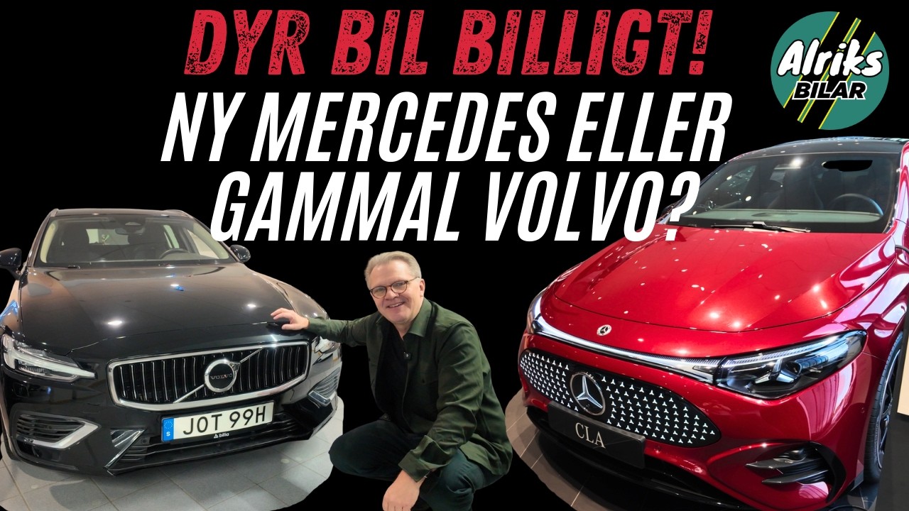 Dyr bil billigt! Ny Mercedes eller gammal Volvo? - YouTube