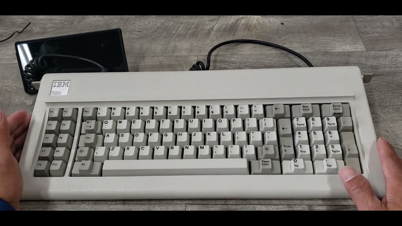 Vintage 1980s IBM Model F (4584656) Buckling Spring Clicky Mechanical ...